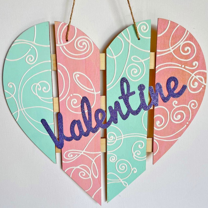 Be Mine Valentine Sign, Farmhouse Valentine Heart, Love Confession Sign ...