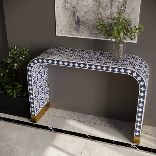 Bone Inlay Desk - Etsy