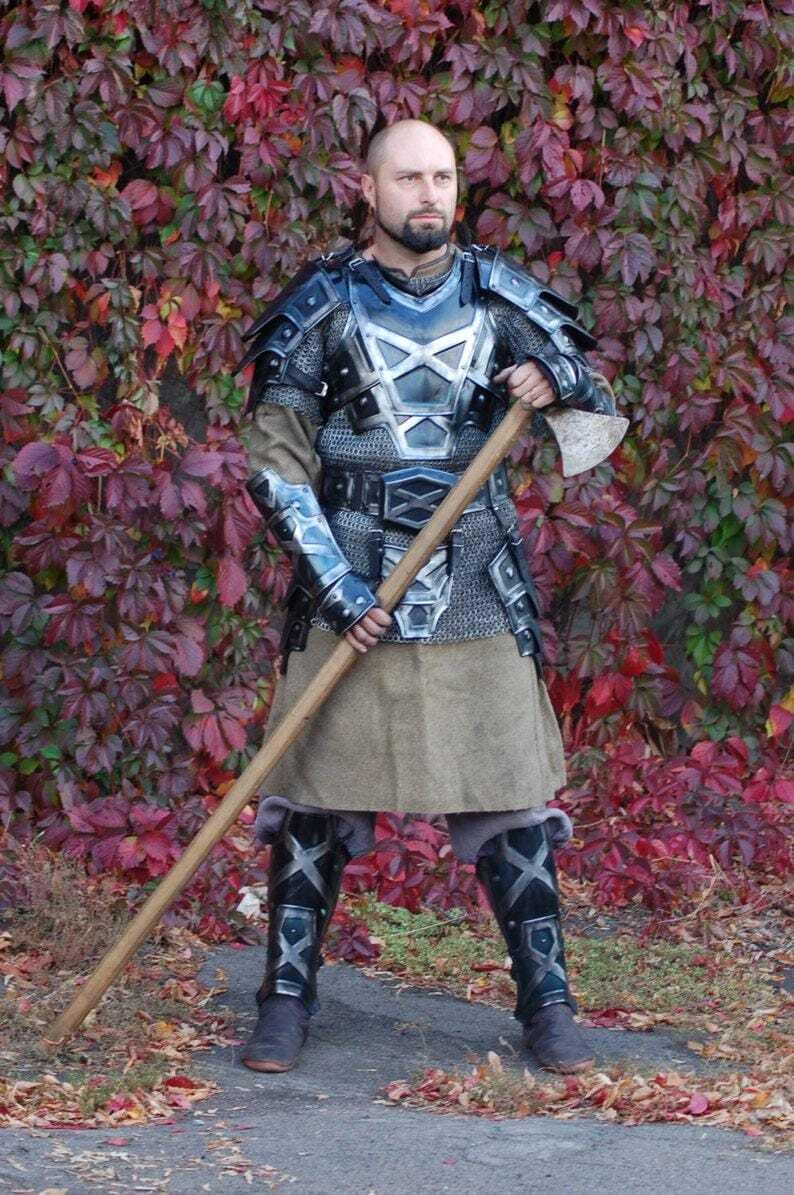 Moria Dwarven Knight Full Body Armor – Handmade Steel Suit With Cuirass ...