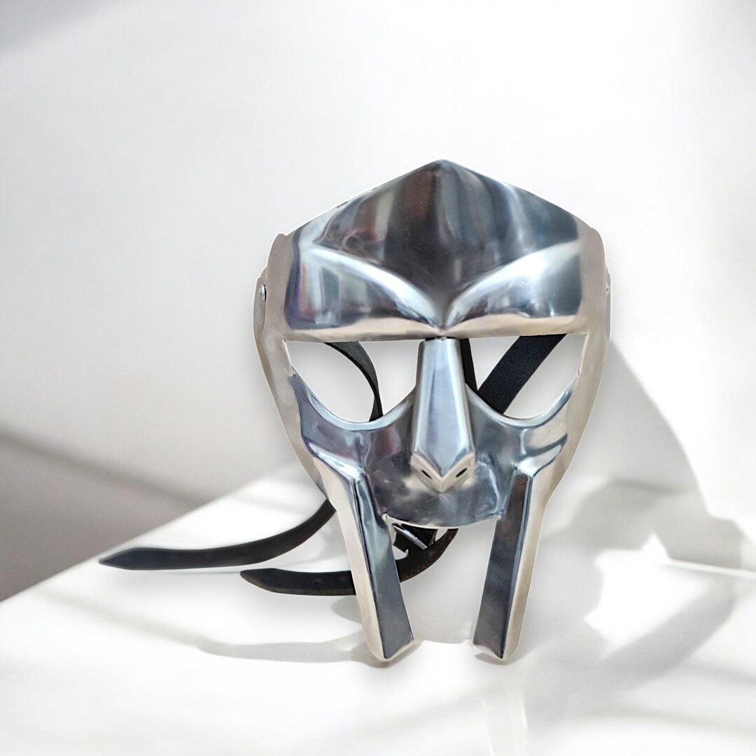 MF Doom Mask Gladiator Mad-villain 18G Steel Face Armor Medieval ...