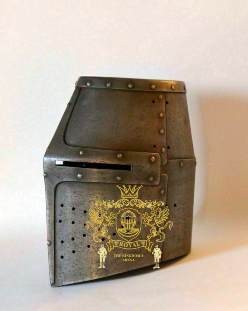 Crusader HELMET, KNIGHT ARMOR Cosplay, Larp Helmet, Replica Prop ...