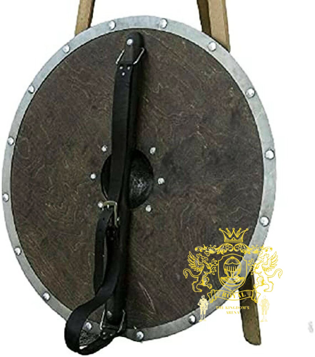 Medieval Wooden Round Shield Armor Viking Shield 24 Reproduction Round ...