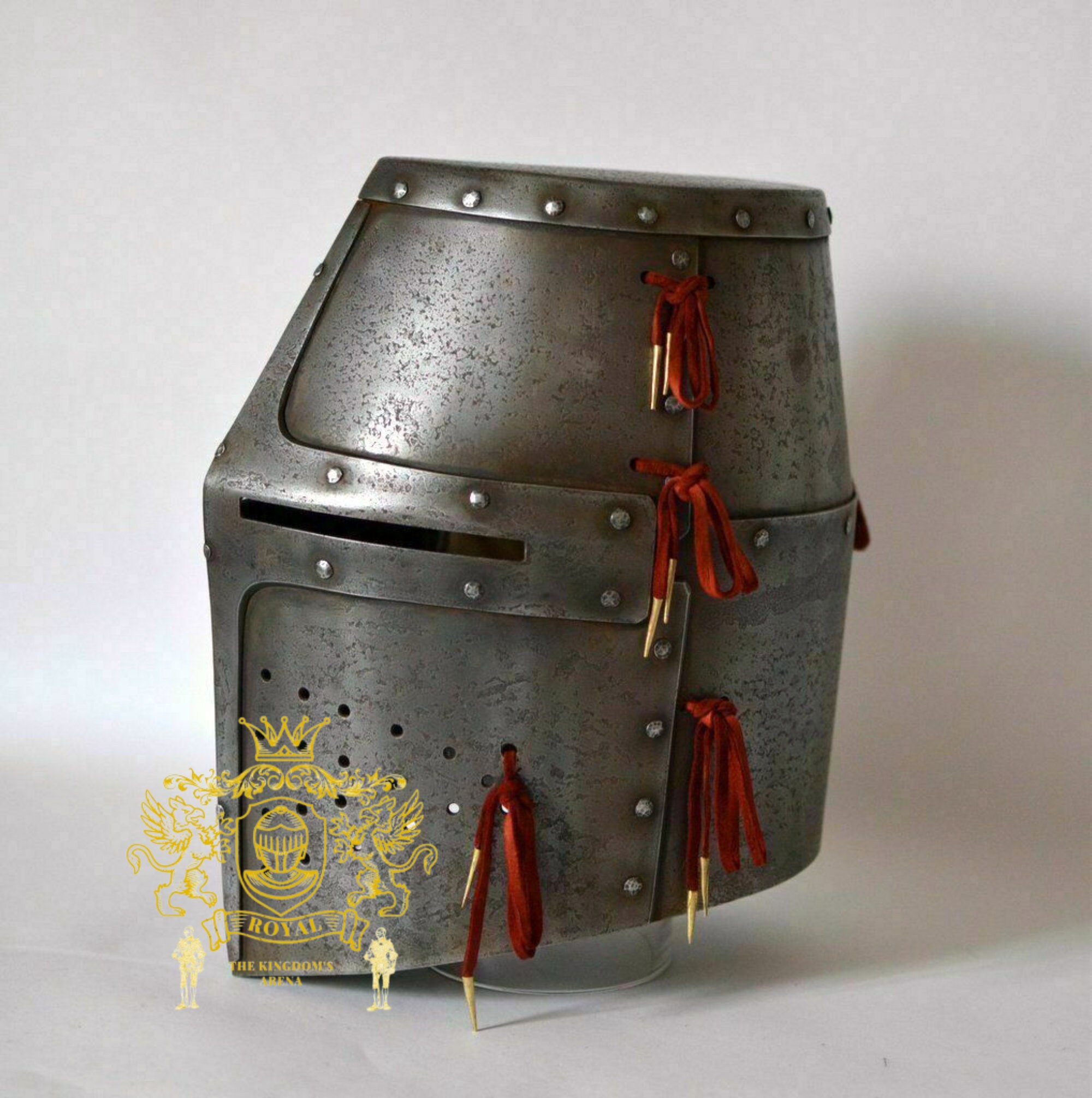 Crusader HELMET, KNIGHT ARMOR Cosplay, Larp Helmet, Replica Prop ...