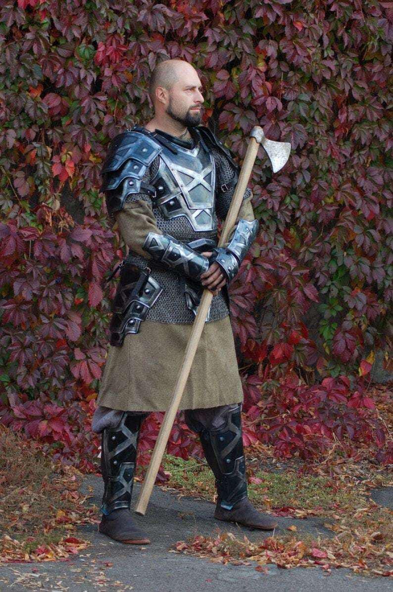Moria Dwarven Knight Full Body Armor – Handmade Steel Suit With Cuirass ...