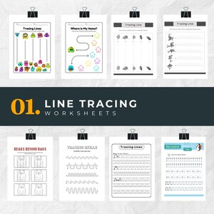3000+ Line Tracing Worksheets Mega Bundles | Preschool Printable ...