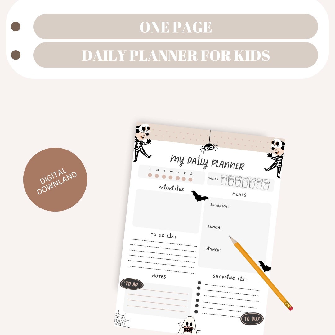 Kids Daily Journal Printable Journal for Kids Digital - Etsy
