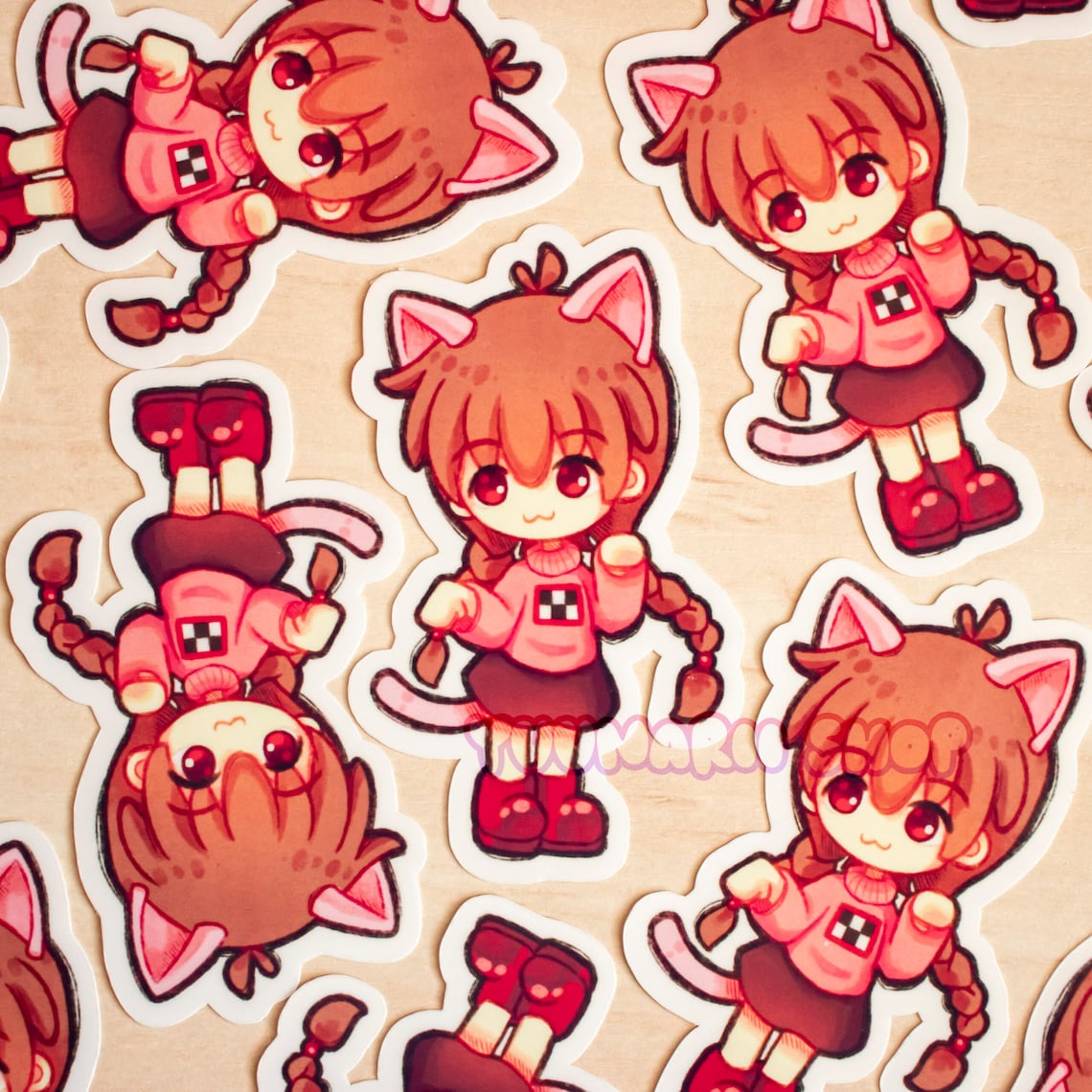 Madotsuki Vinyl Sticker Set / Yume Nikki Sticker / RPG Maker - Etsy