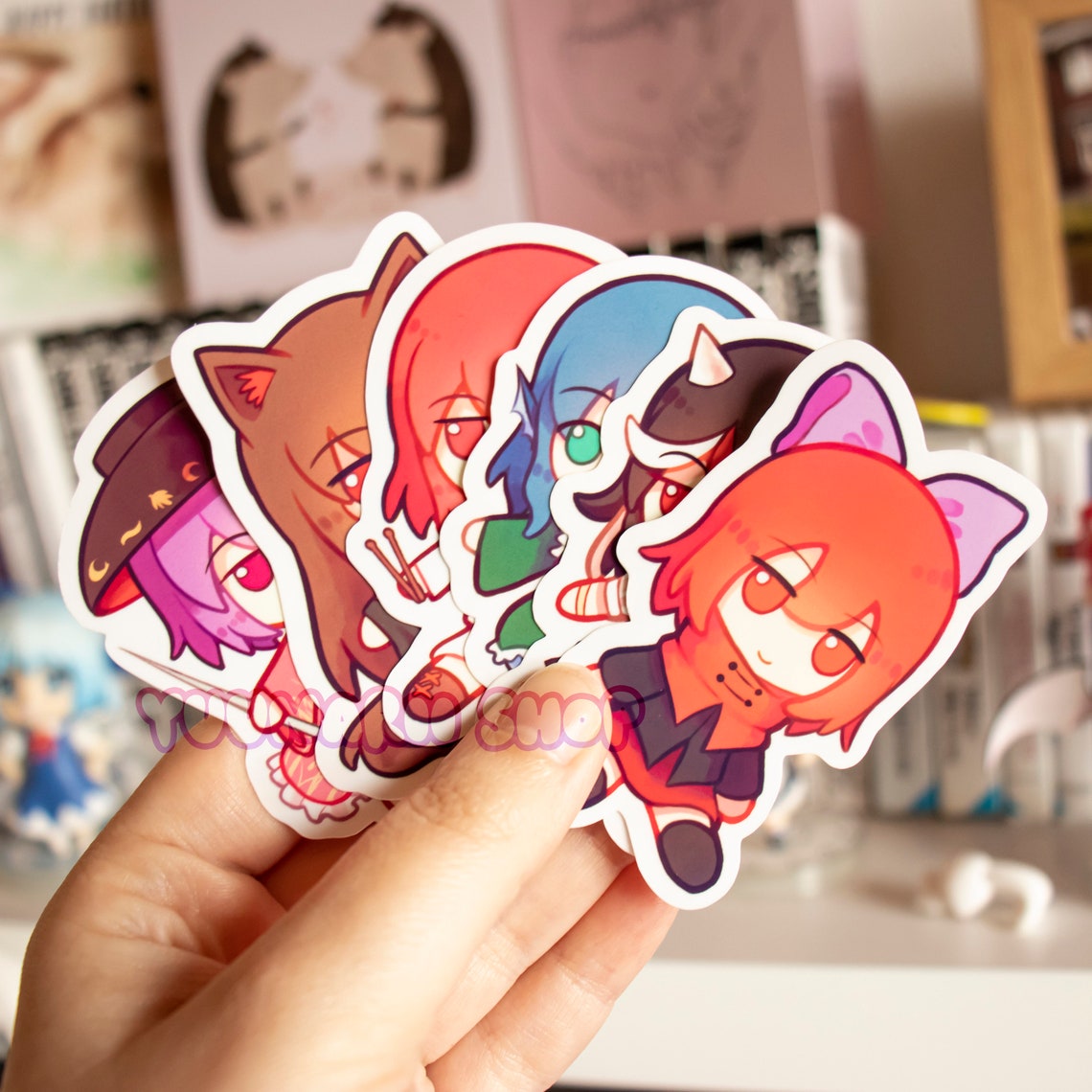 Touhou DDC Fumo Vinyl Sticker Set / Fumo Stickers / Touhou - Etsy