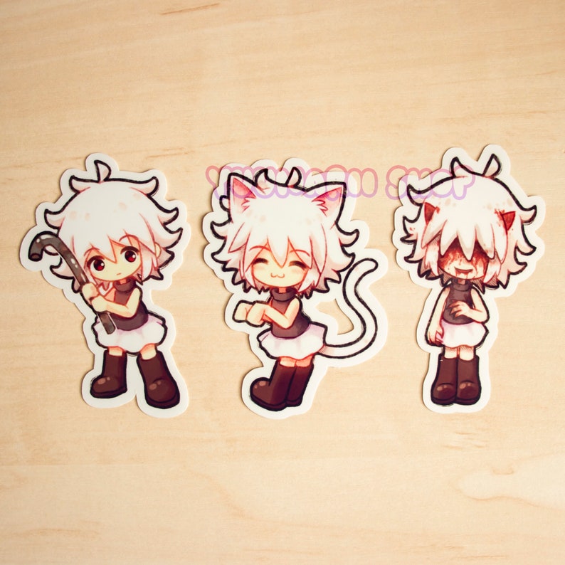 Sabitsuki Vinyl Sticker Set / Dot Flow Sticker / Yume Nikki - Etsy