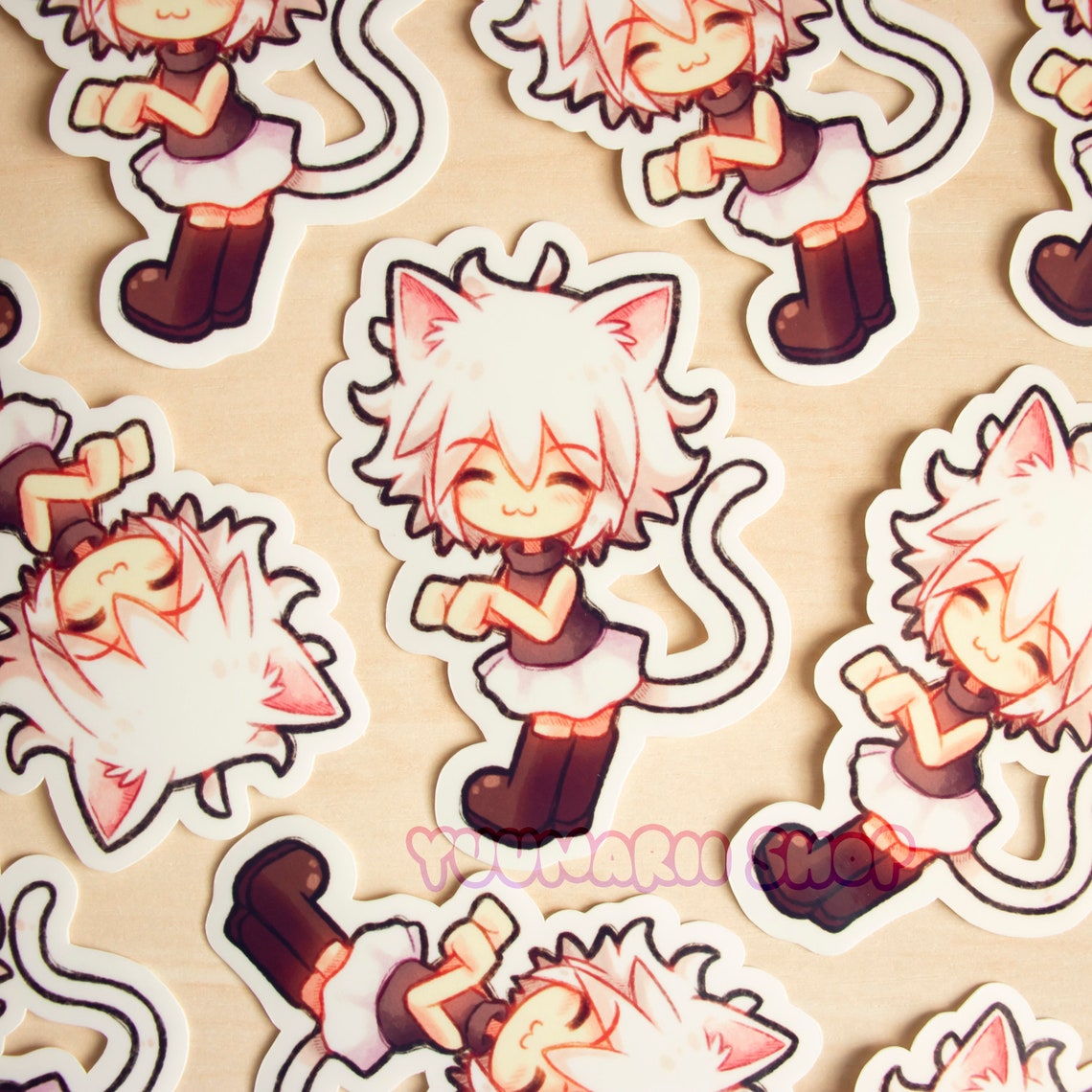 Sabitsuki Vinyl Sticker Set / Dot Flow Sticker / Yume Nikki Fangame ...