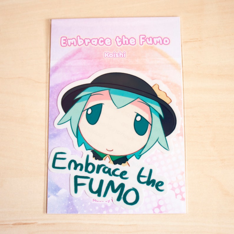 Outdoor Fumo Stickers / Touhou Sticker / Funny Meme Sticker / - Etsy