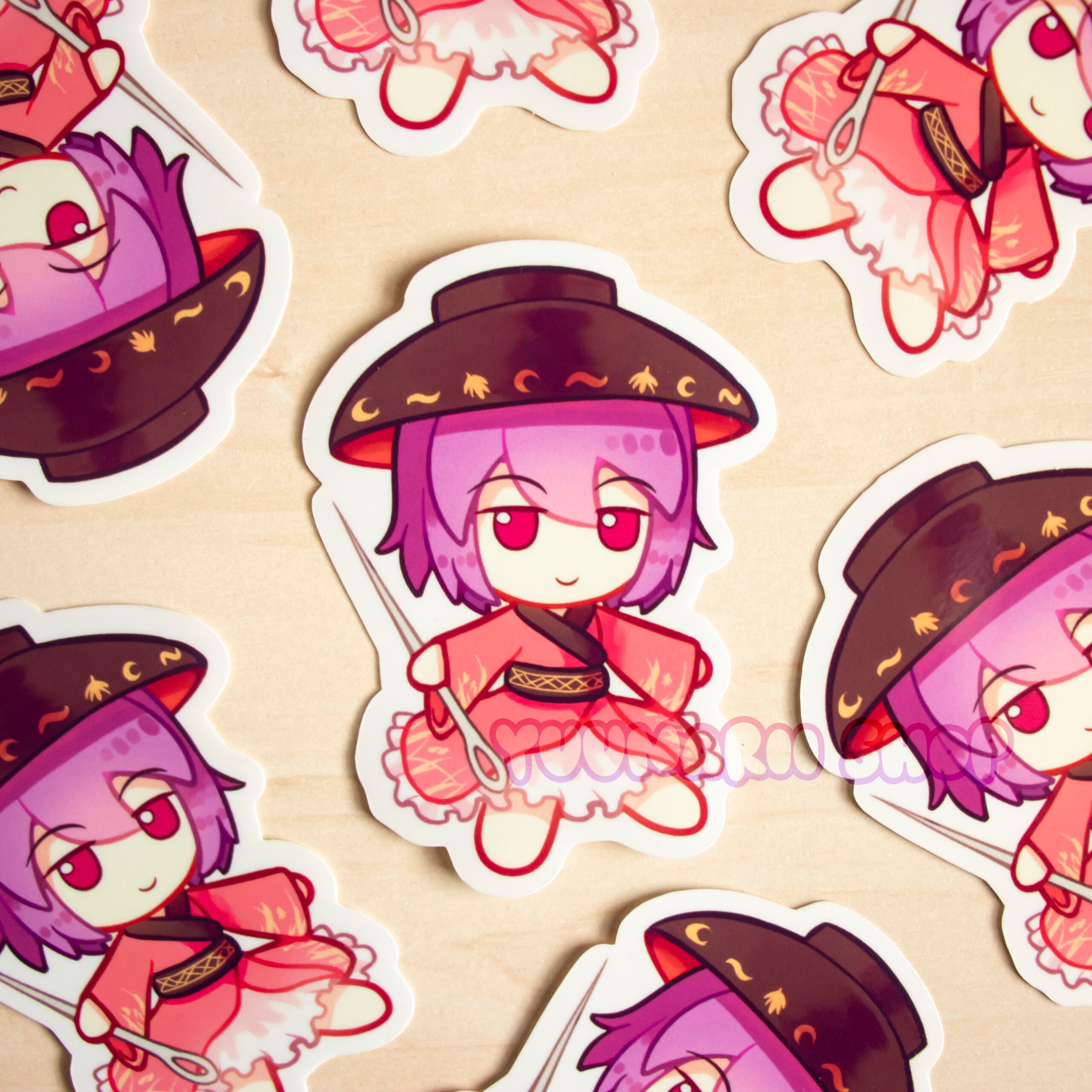 Touhou DDC Fumo Vinyl Sticker Set / Fumo Stickers / Touhou Stickers ...
