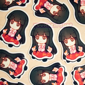 Touhou 8 Imperishable Night Fumo Vinyl Stickers / Fumo Stickers ...