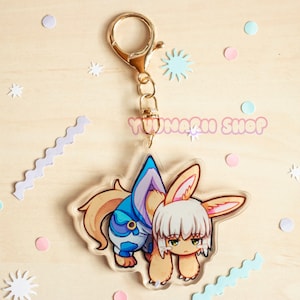 Nanachi & Faputa Acrylic Keychains / Made in Abyss Keychains / Set of 3 ...