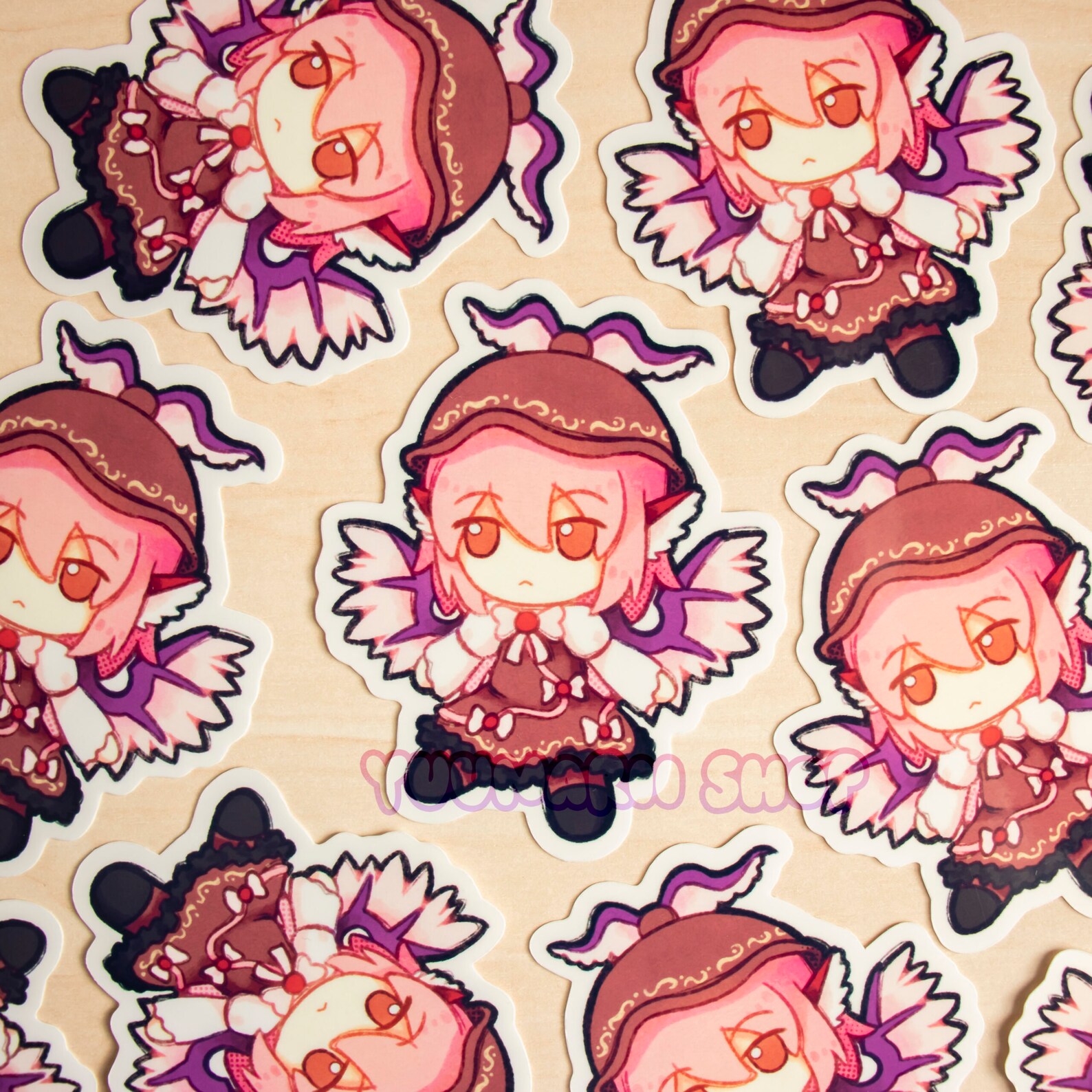 Touhou 8 Imperishable Night Fumo Vinyl Stickers / Fumo Stickers ...