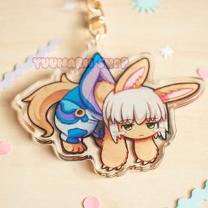Nanachi & Faputa Acrylic Keychains / Made in Abyss Keychains / Set of 3 ...