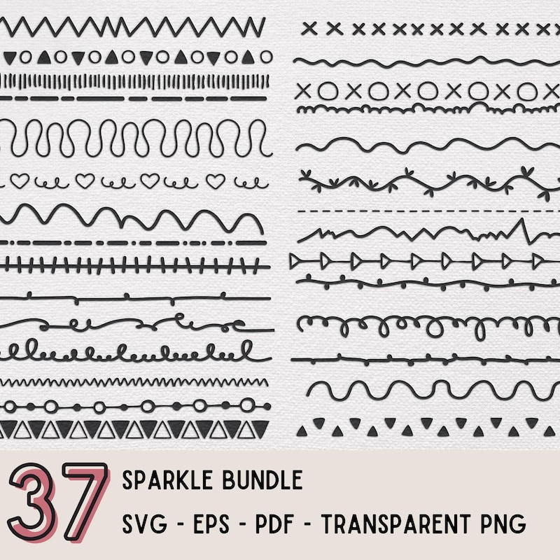 Hand Drawn Vertical Lines - Etsy