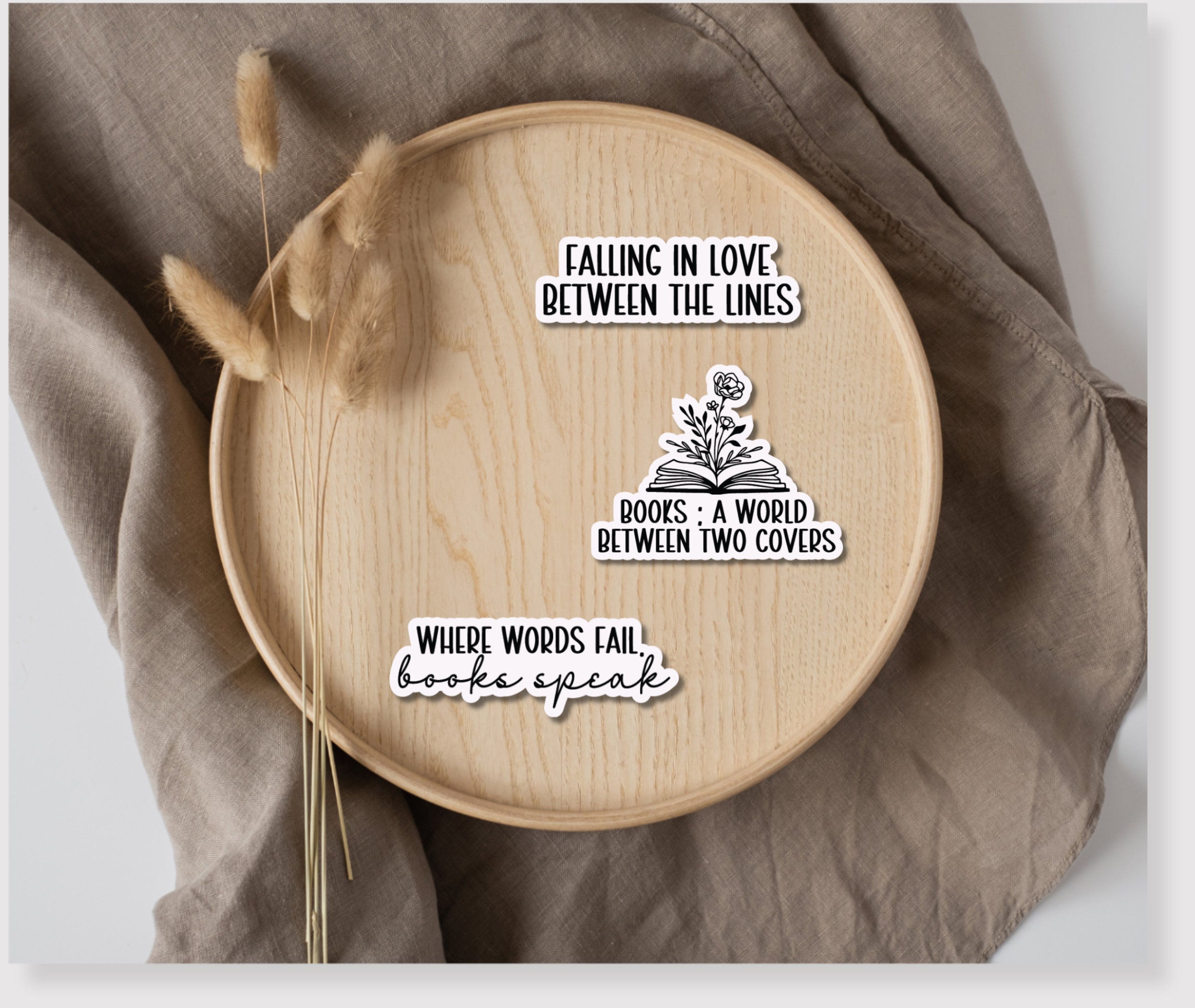 Printable Stickers for Book Lovers, SVG and PNG, Ready to Print and Cut ...