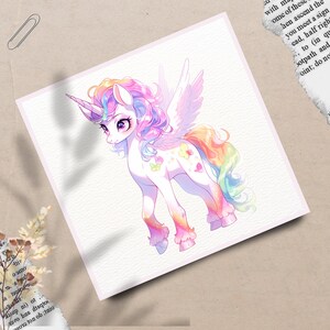 Unicorn Clipart Bundle, Pastel Unicorn Clip Arts, Sweets, Rainbow Stars ...