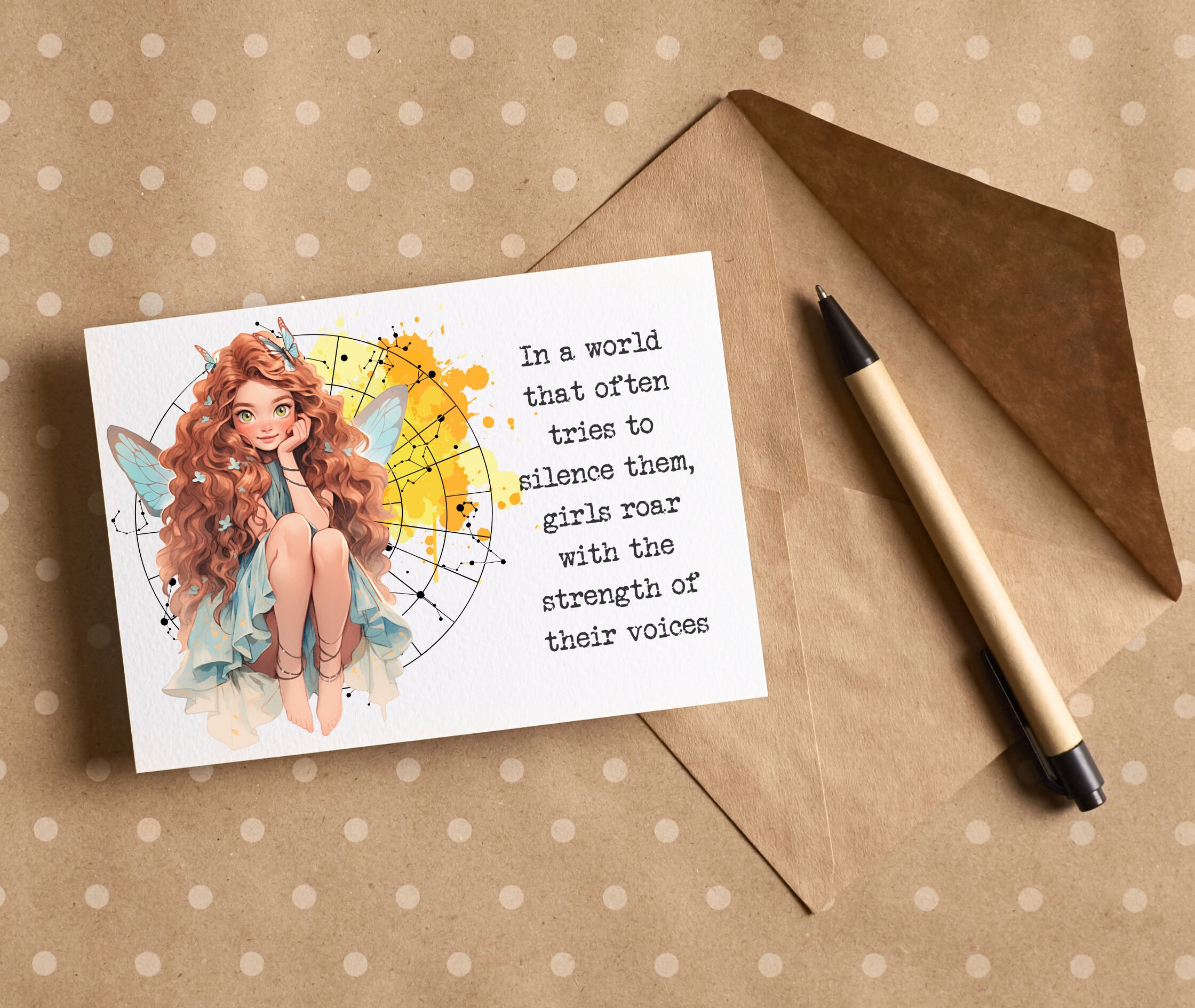 Enchanting Girl Fairy Clipart Bundle, 32 Cute PNG Images, Magical ...