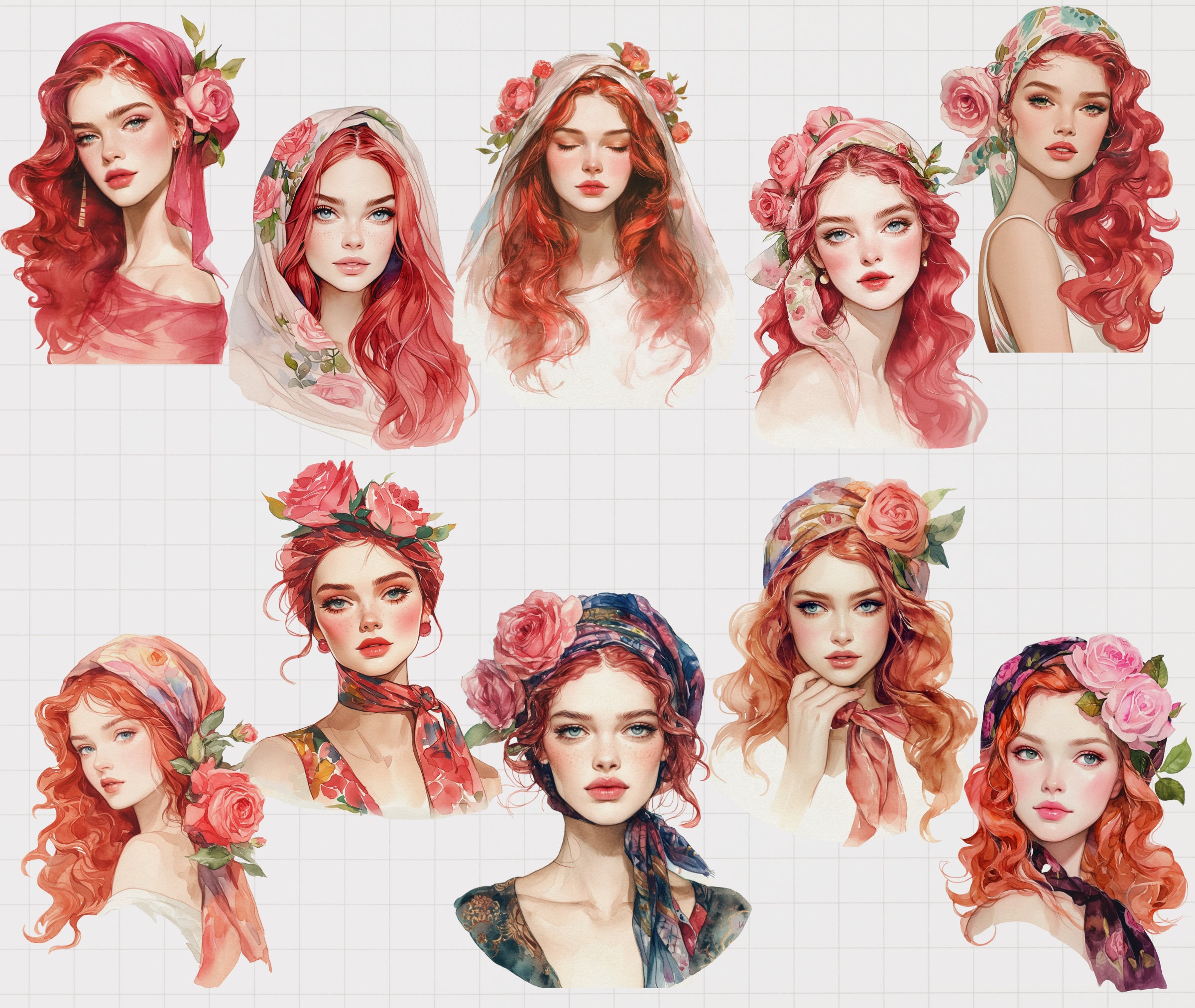 JDES 31 Girl Clipart, Planner Pretty Girl, Glamour Fashion ...