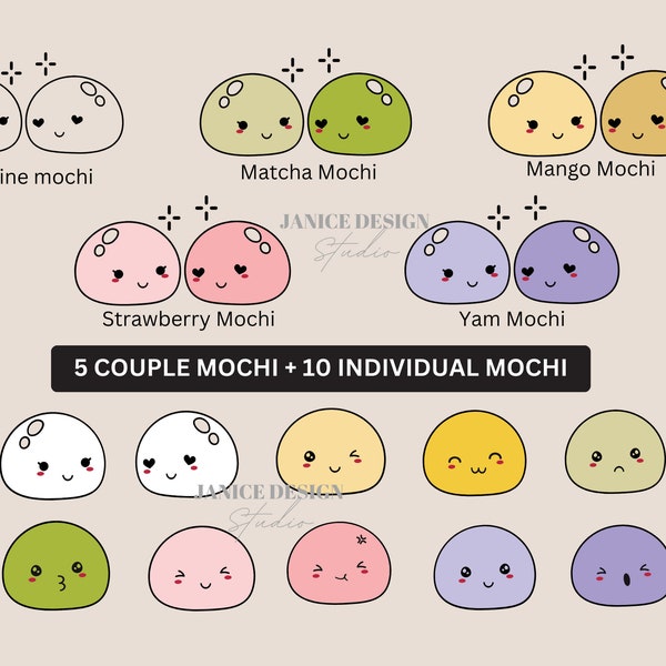 Mochi Sticker - Etsy