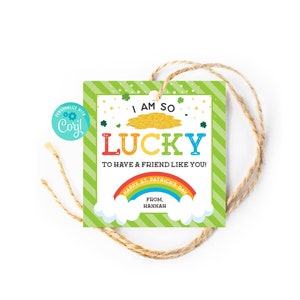 Printable St. Patrick's Day Gift Tag | Happy St. Patrick's Day Tag ...