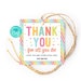 Printable Teacher Appreciation Gift Tag Thank You for All You Do ...