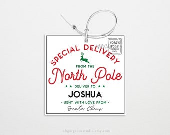 Special Delivery From Santa Claus North Pole Personalized Christmas ...