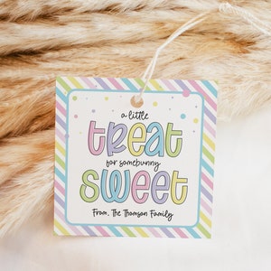 Printable Easter Bunny Gift Tag | A Little Treat for Somebunny Sweet ...