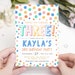 Yippee I'm Three Invitation: Colorful Confetti 3rd Birthday (editable ...