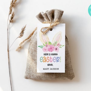 Kids Easter Card Printable | Have A Hoppy Easter Editable Template ...