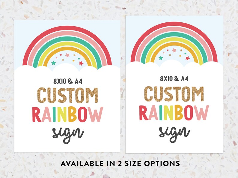 Editable Rainbow Welcome Sign: Custom Classroom Decor (printable) - Etsy
