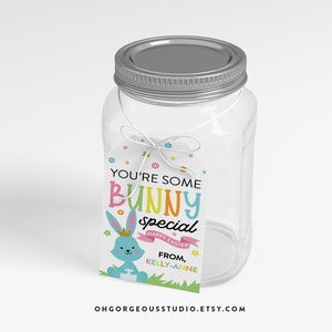 Printable Kids Easter Bunny Gift Tag | You Are Some Bunny Special Gift ...
