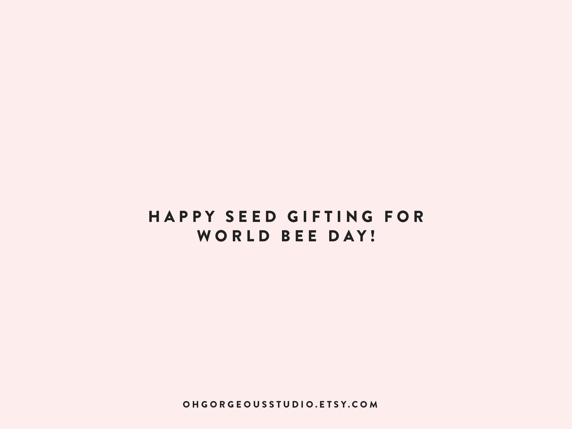 World Bee Day Printable Seed Packet Template (digital Download) - Etsy