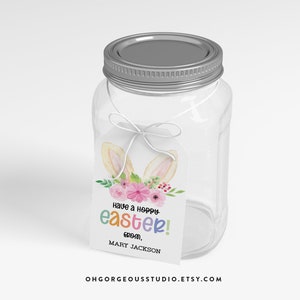 Kids Easter Card Printable | Have A Hoppy Easter Editable Template ...