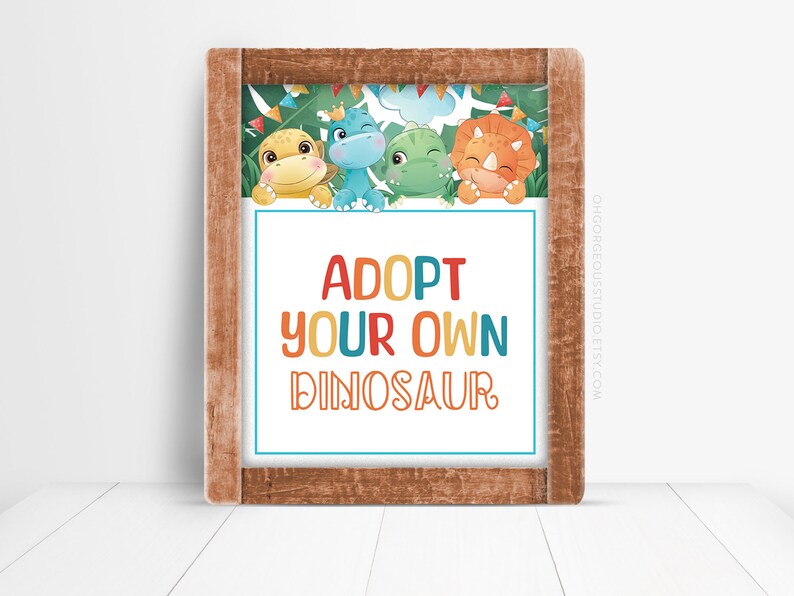 Editable Dinosaur Birthday Sign Custom Dino Party Printable - Etsy