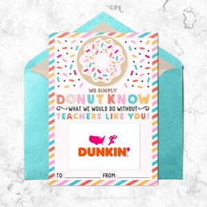 Teacher Appreciation Printable | Donut Teacher Appreciation Tag ...