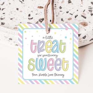Printable Easter Bunny Gift Tag | A Little Treat for Somebunny Sweet ...