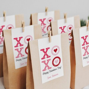 Printable Valentine's Day Gift Tag | XOXO Valentine's Favor Tag ...