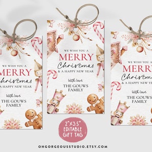 Merry Christmas Gift Tag Printable Printable Christmas Gift Tag ...