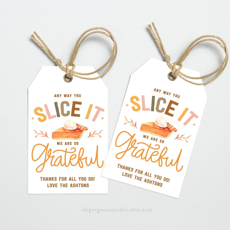 Thanksgiving Tags - Etsy