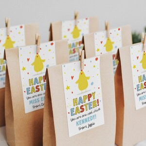 Cool Chick Easter Gift Tag, Editable Template (digital Download) - Etsy