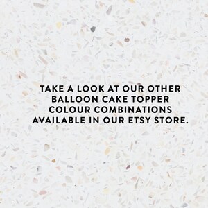 Printable Balloon Cake Toppers | Cupcake Toppers, Party Decor ...