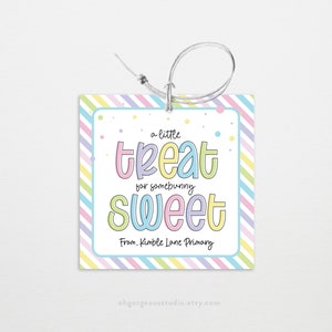 Printable Easter Bunny Gift Tag | A Little Treat for Somebunny Sweet ...