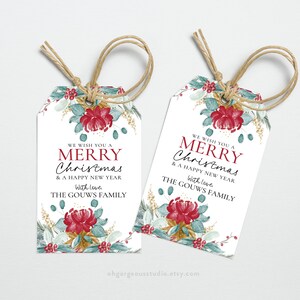 Merry Christmas Gift Tag Printable | Printable Christmas Gift Tag ...