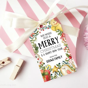 Merry Christmas Gift Tag Printable | Printable Christmas Gift Tag ...