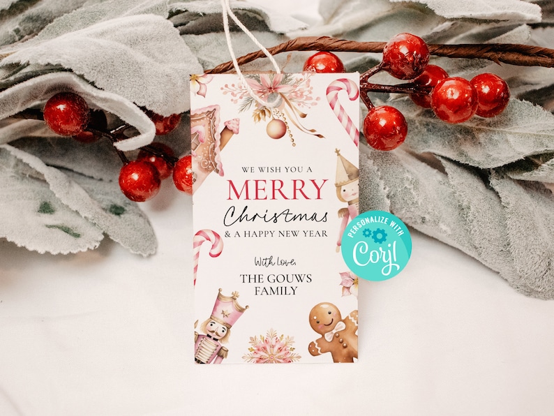 Merry Christmas Gift Tag Printable Printable Christmas Gift Tag ...