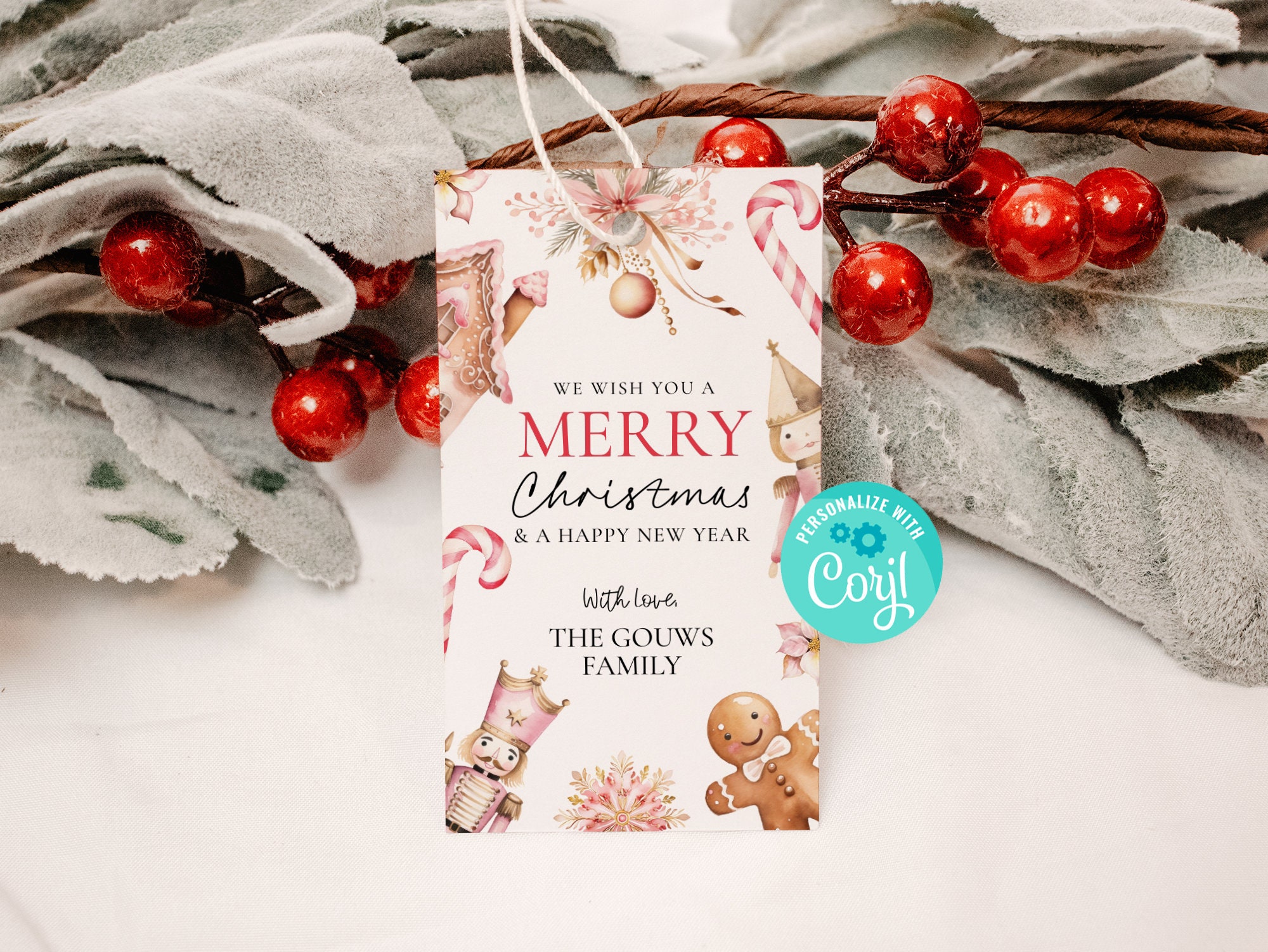 Merry Christmas Gift Tag Printable Printable Christmas Gift Tag ...