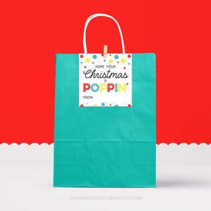 Hope Your Christmas is Poppin' Printable Tag Pop Toy or Popcorn ...